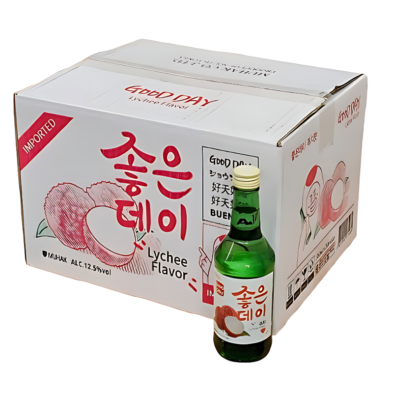 Good Day Lychee Soju 13.5% 360ml (20 Pack) - PNK Liquor